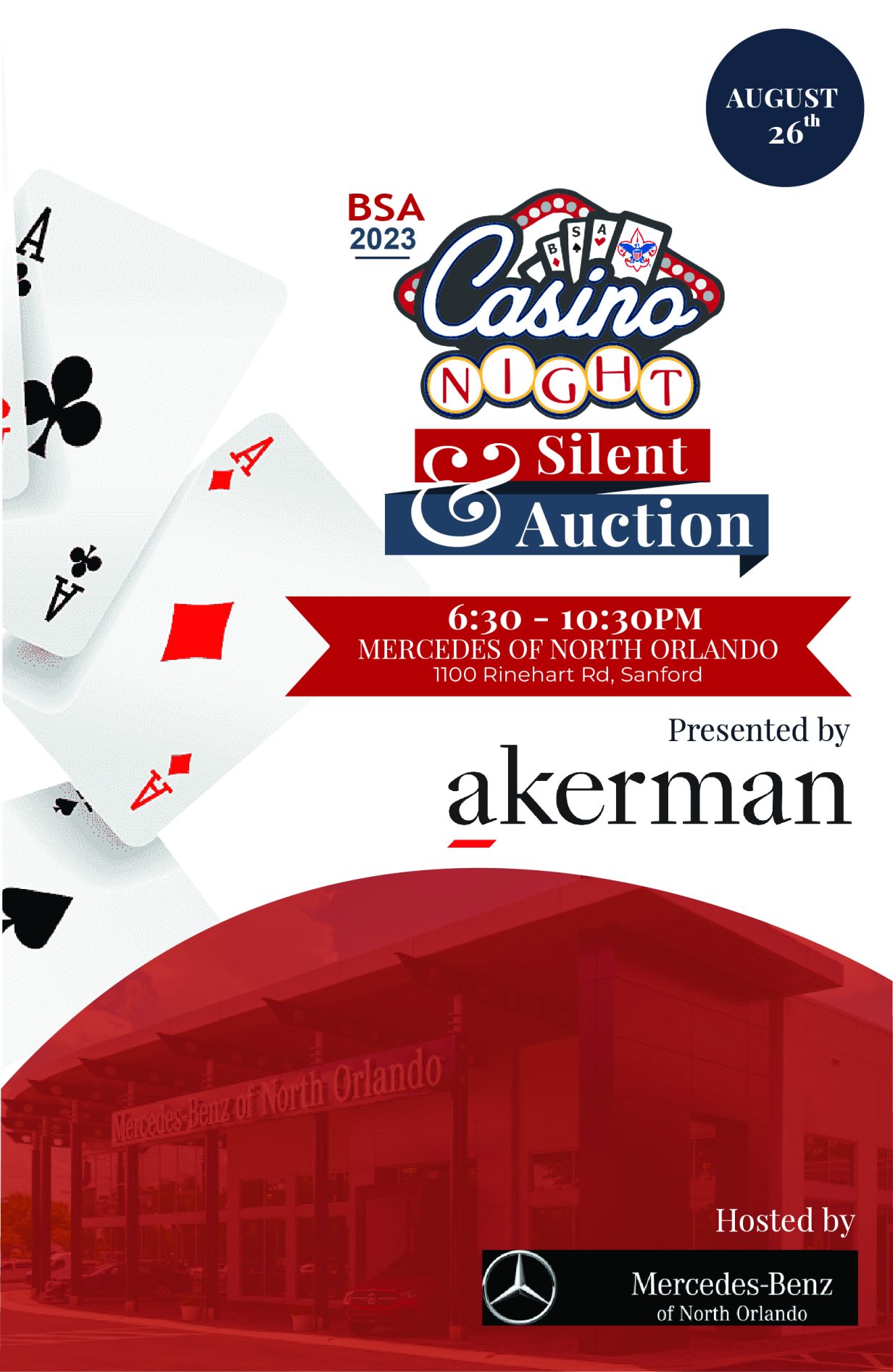 Casino-Auction Brochure Design -Email – Central Florida Council